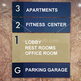 Interior and Exterior Modular Signs in Kuwait