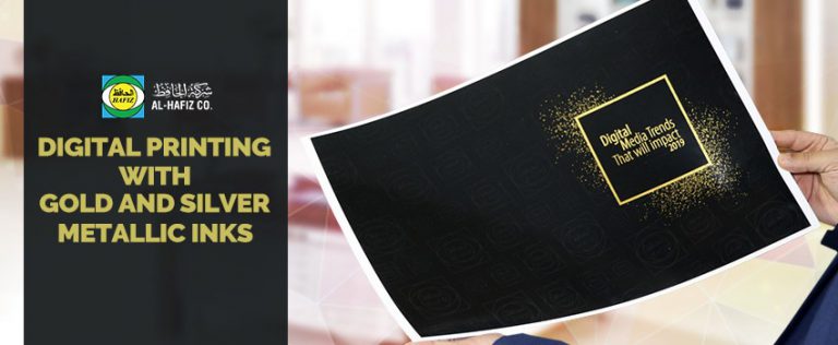 Digital Printing with Gold and Silver Metallic Inks in Kuwait